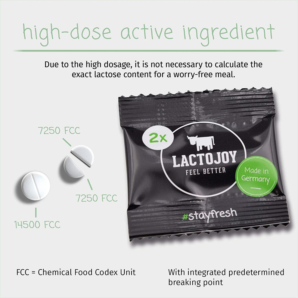 LactoJoy Sample Package - 5 Sachets à 2 Tablets per Sachets